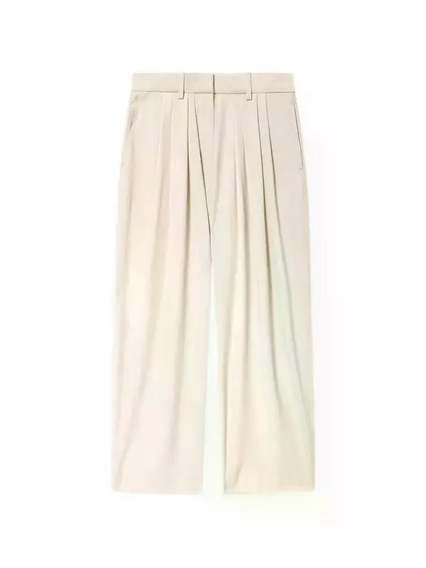 Isabel Marant Janice Pleated Trousers - Neutrals
