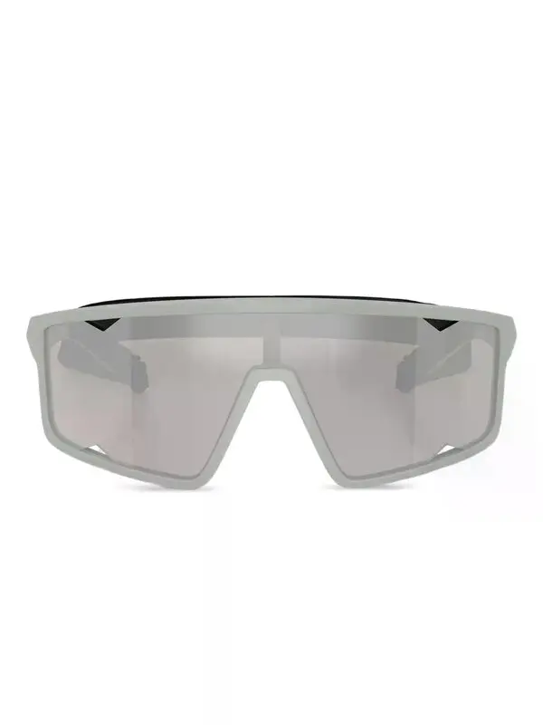 Prada Shield-frame Sunglasses - Grey