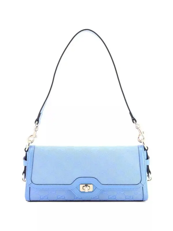 Gucci Luce Canvas Small Shoulder Bag - Blue