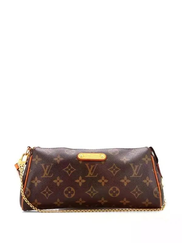 LOUIS VUITTON Eva Handbag Monogram Canvas - Brown