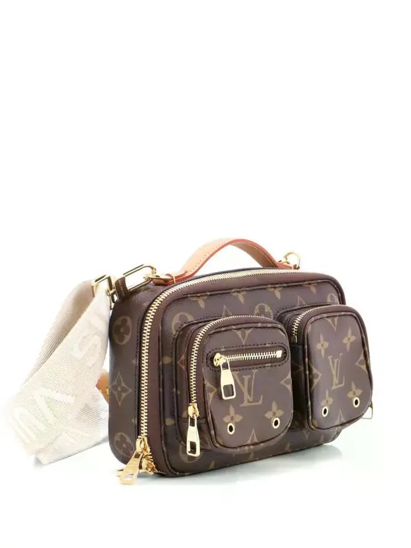 LOUIS VUITTON Utility Monogram Canvas Crossbody Bag - Brown