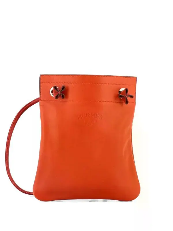 Hermès Aline Bag Milo Lambskin And Swift Mini Crossbody Bag - Brown
