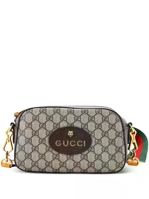 Gucci Neo Vintage Camera Messenger Bag Gg Coated Canvas - Brown