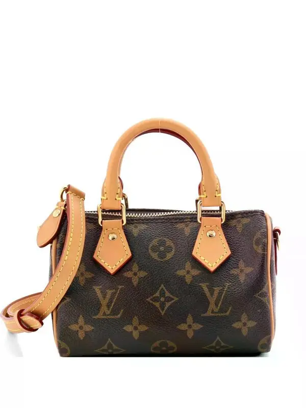 LOUIS VUITTON Speedy Bandouliere Nm Nano - Brown