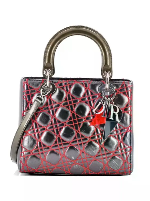 Dior Lady Medium Satchel - Metallic
