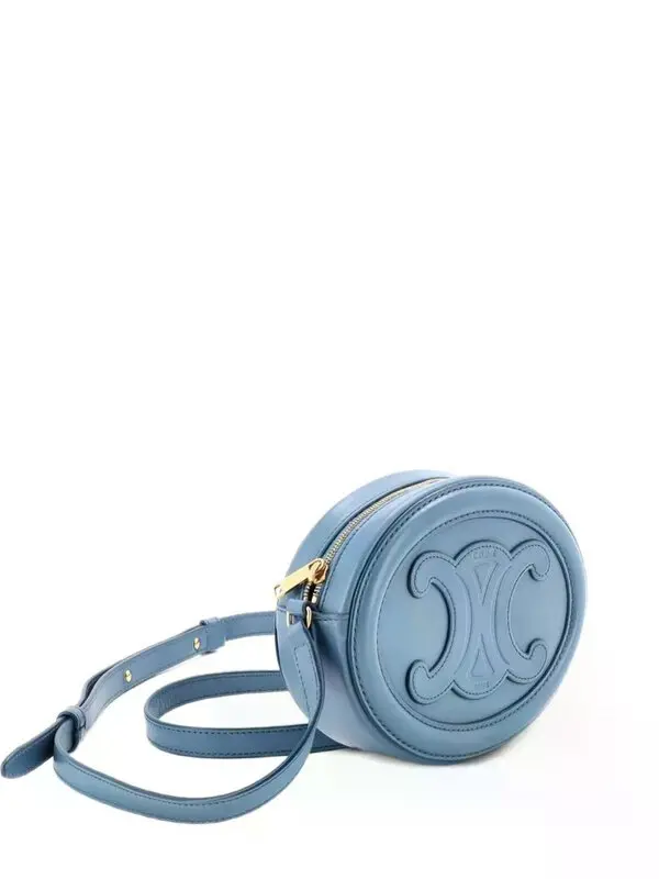 Celine Triomphe Oval Mini Crossbody Bag - Blue