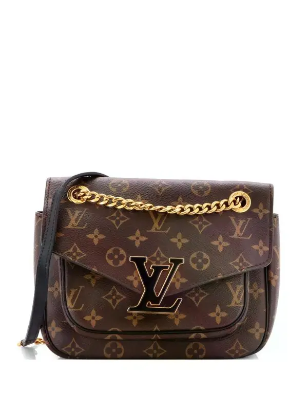 LOUIS VUITTON Passy Handbag Monogram Canvas - Brown