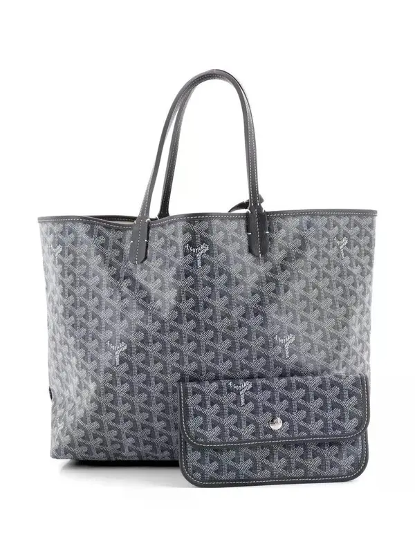 Goyard Saint Louis Coated Canvas Pm Tote Bag - Grey