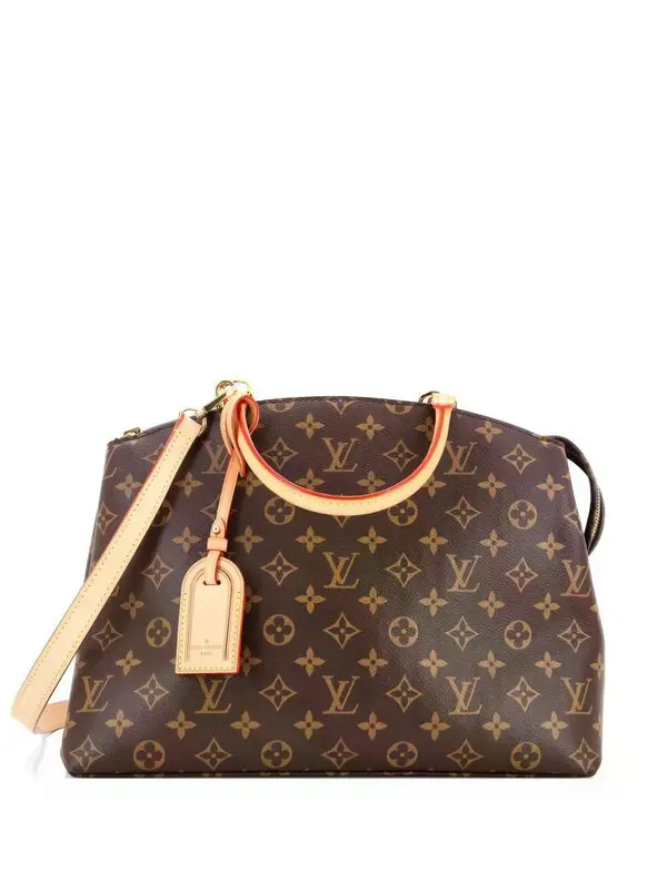 LOUIS VUITTON Grand Palais Handbag Monogram Canvas Shoulder Bag - Brown