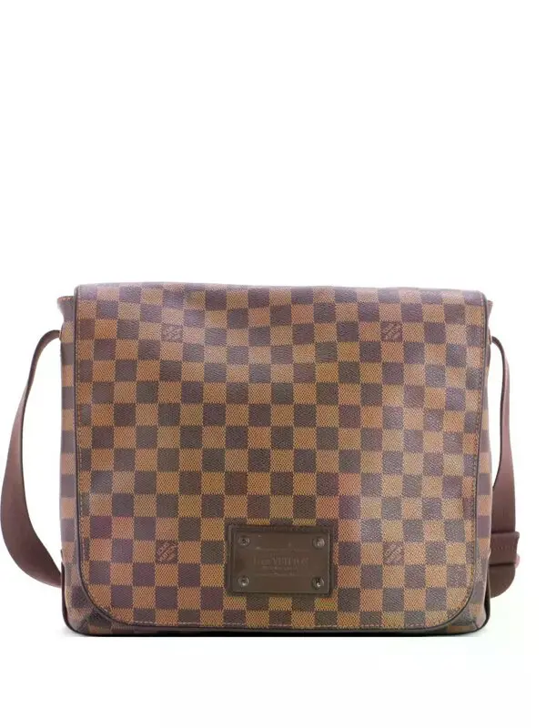 LOUIS VUITTON Brooklyn Damier Mm Crossbody Bag - Brown