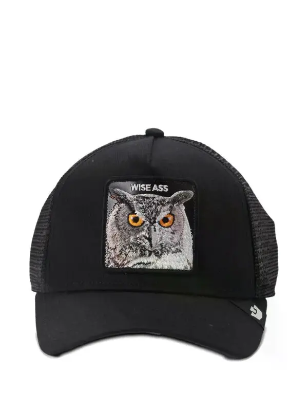 GOORIN BROS Owl-patch Mesh-panel Cap - Black