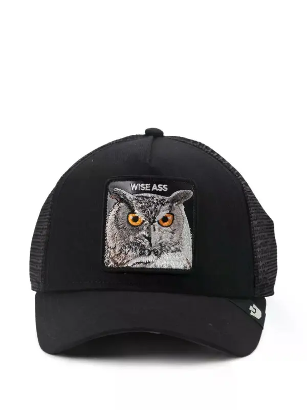 GOORIN BROS Owl-patch Mesh-panel Cap - Black