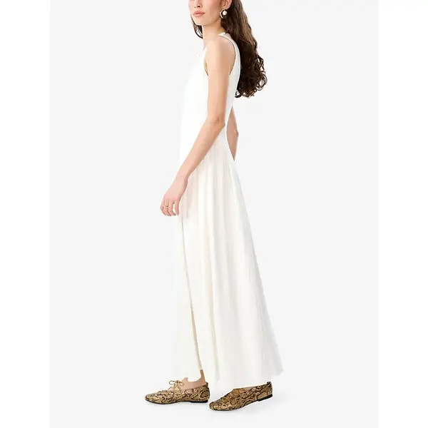 OMNES Margate Linen-blend Midi Dress