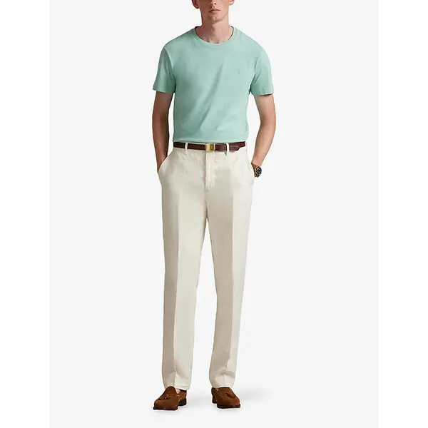 Polo Ralph Lauren Logo-embroidered Regular-fit Cotton-jersey T-shirt - Celadon/c7109