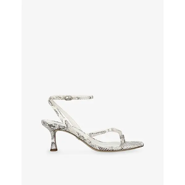 Sam Edelman Pax Leather Heeled Sandals - White