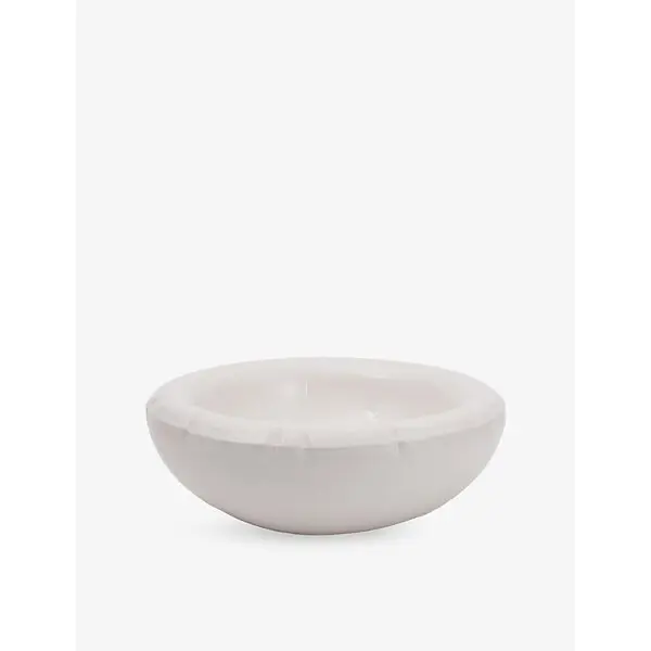 HOME STUDYO Mick Big Ceramic Bowl - Bone Gloss