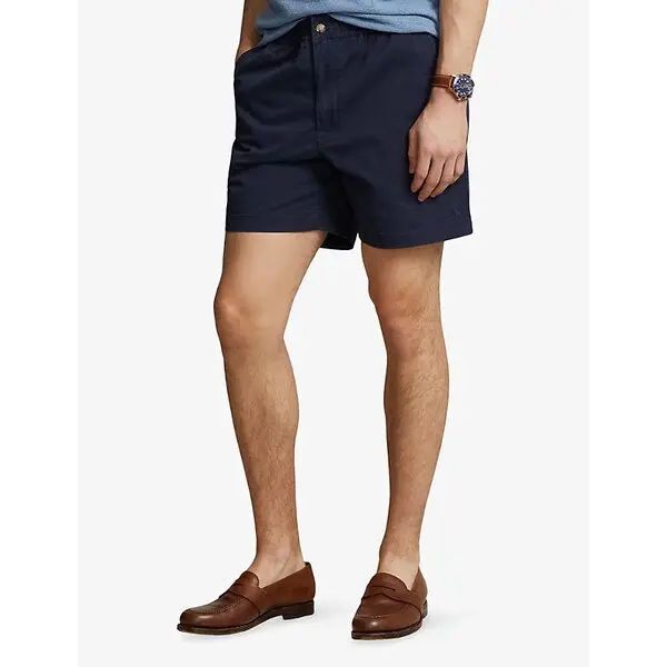Polo Ralph Lauren Logo-embroidered Stretch-cotton Shorts