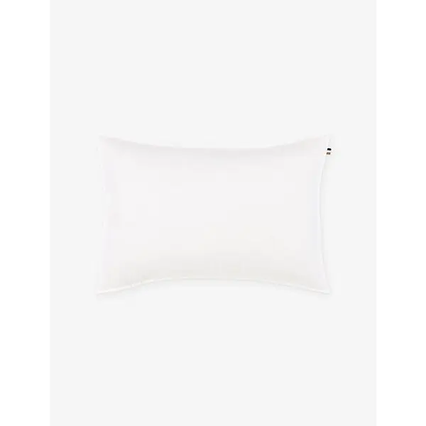 BOSS Be Rectangle Cotton Pillowcase - White