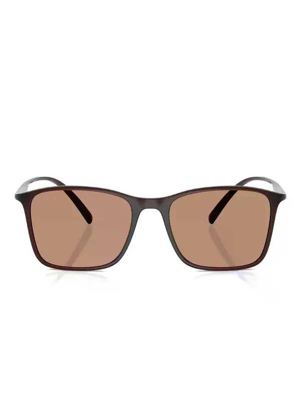 Giorgio Armani Rectangle Sunglasses - Brown
