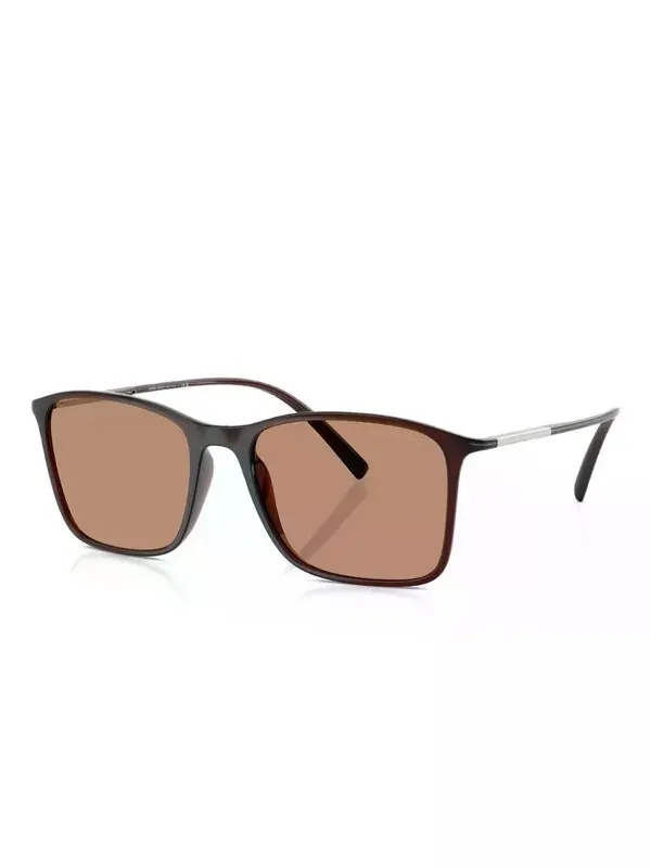 Giorgio Armani Rectangle Sunglasses - Brown
