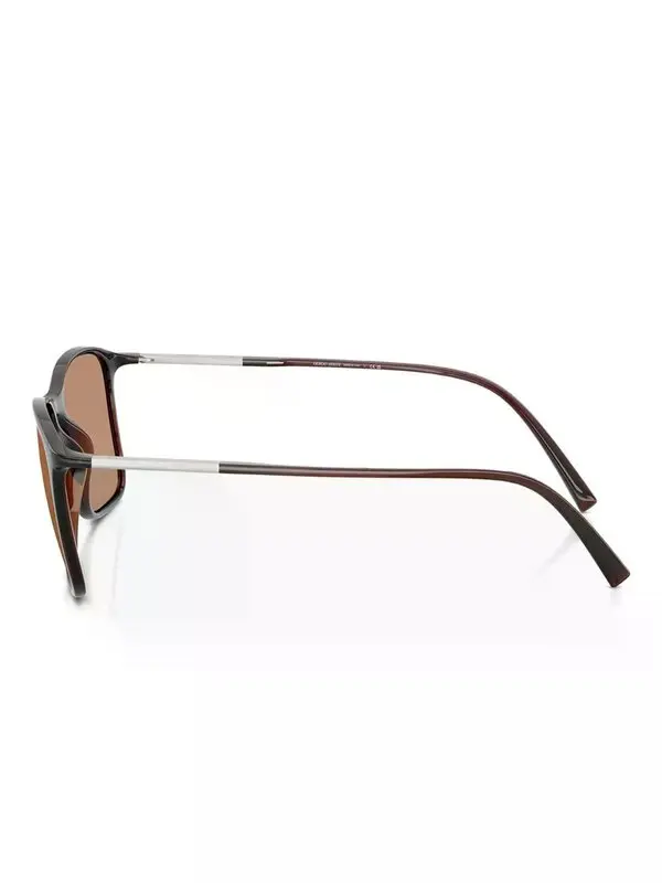 Giorgio Armani Rectangle Sunglasses - Brown