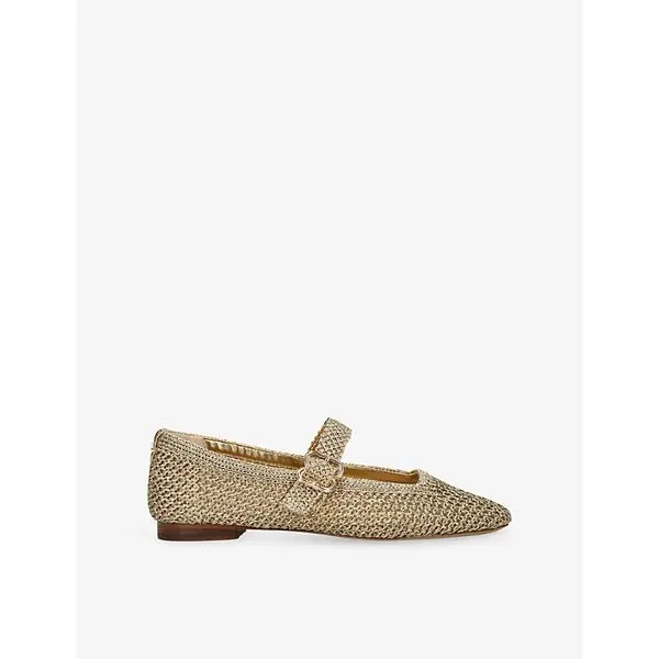 Sam Edelman Knitted Ballet Flats - Champagne