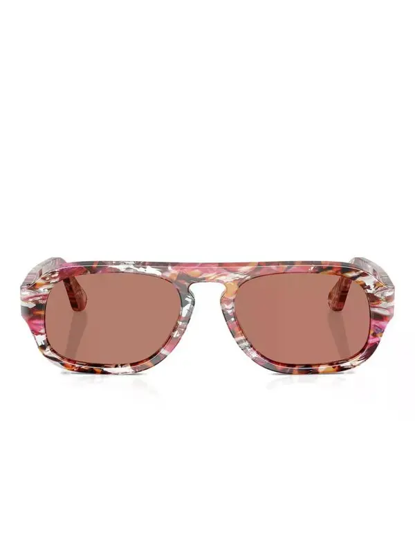 Persol Geometric-frame Sunglasses - Pink