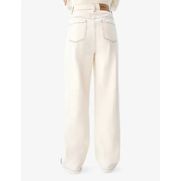 OMNES Orielle Flared-leg Denim Jeans