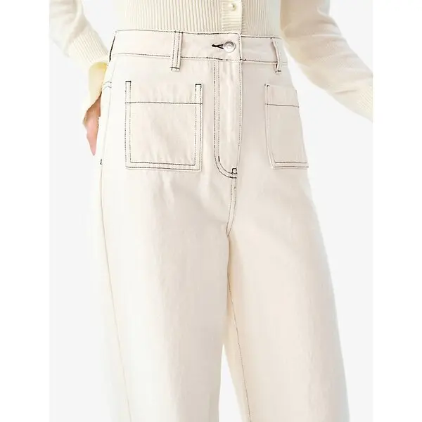 OMNES Orielle Flared-leg Denim Jeans