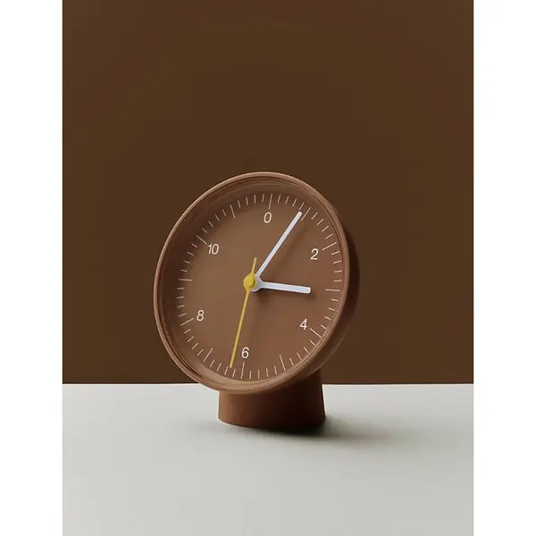 HAY Jasper Morrison Table Clock - Brown