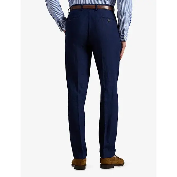 Polo Ralph Lauren Tapered-leg Regular-fit Linen Trousers