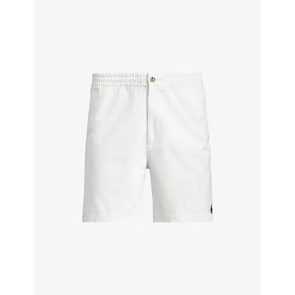 Polo Ralph Lauren Logo-embroidered Stretch-cotton Shorts - Deckwash White