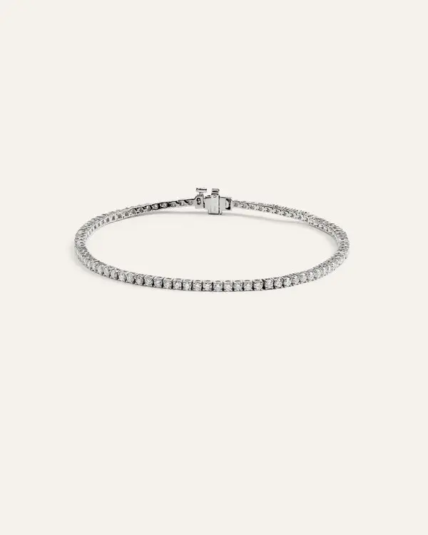 Quince 14k Gold Lab Grown Diamond Tennis Bracelet 2ctw - White Gold
