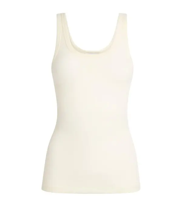 Sandro Ribbed Tank Top - Yellow