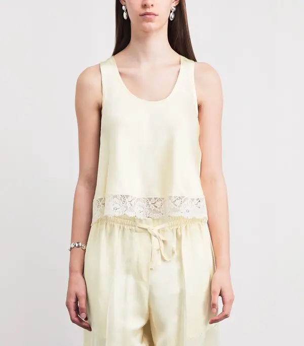 Sandro Lace-trimmed Top