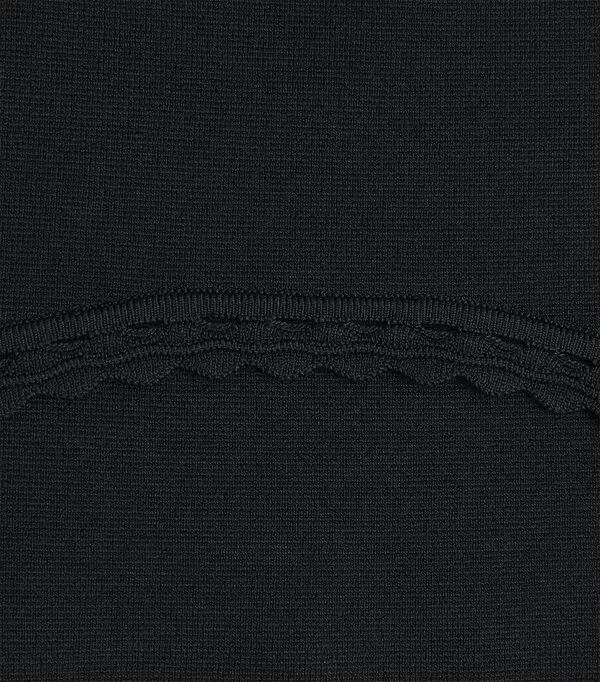 Sandro Knitted Crop Top - Black