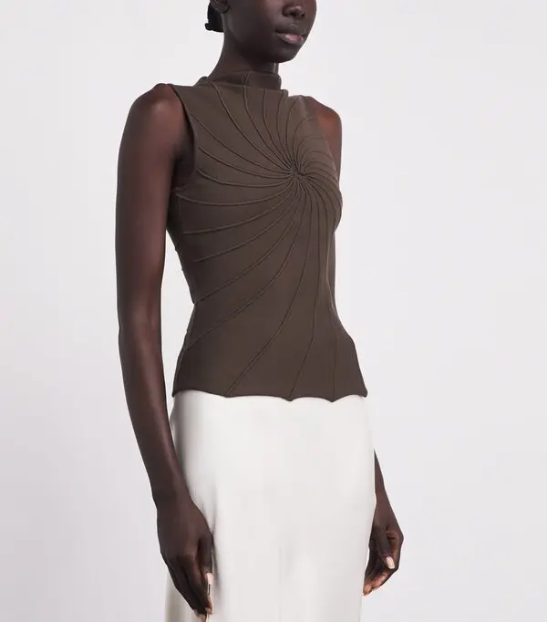 Cult Gaia High-neck Micha Top
