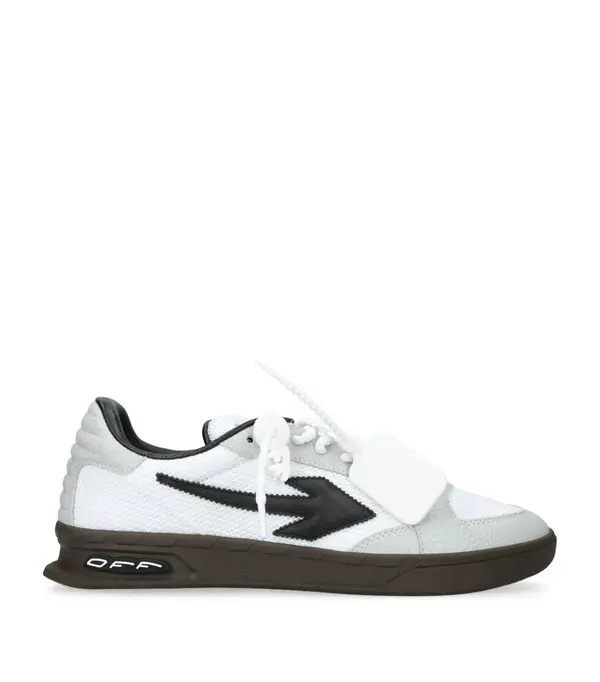 Off-White Leather End Of Play Low-top Sneakers