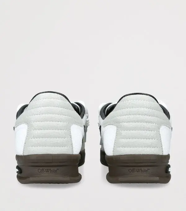 Off-White Leather End Of Play Low-top Sneakers