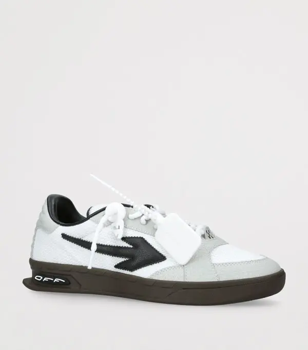 Off-White Leather End Of Play Low-top Sneakers