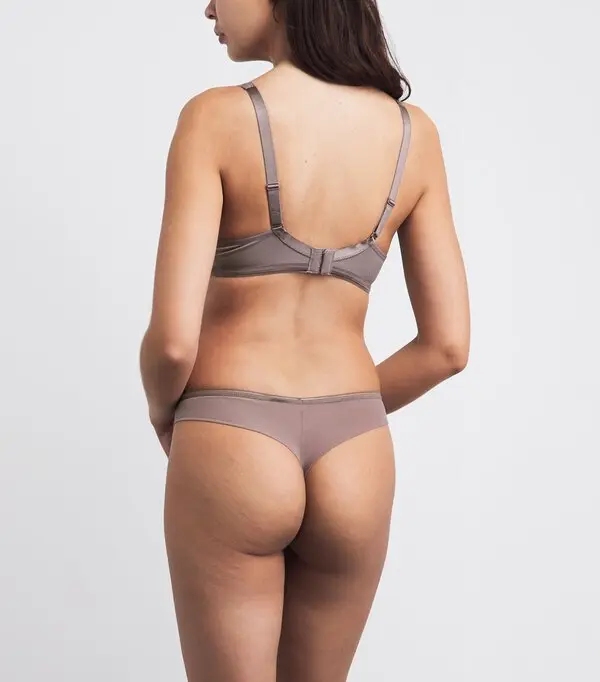 Maison Lejaby Lace Sin Underwired Bra - Brown