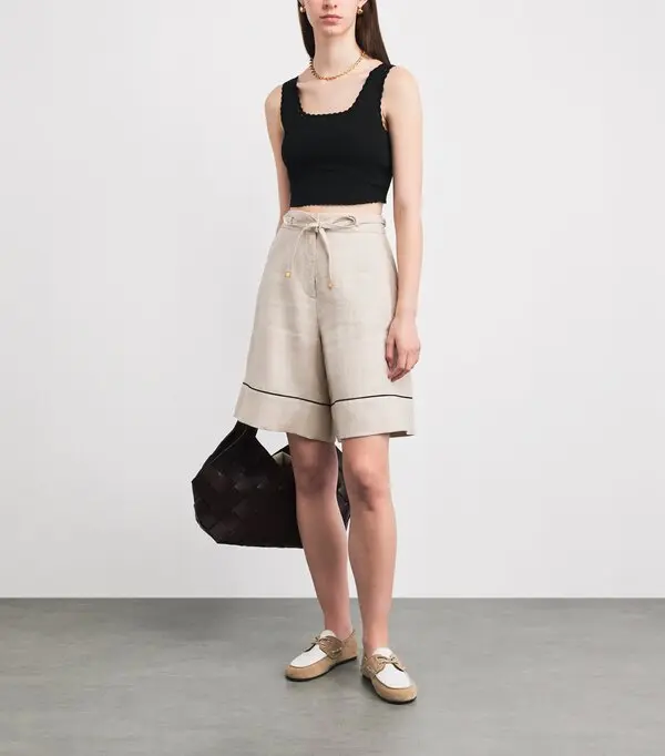 Sandro Knitted Crop Top