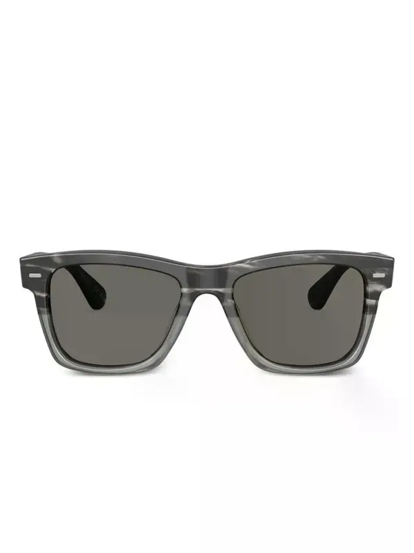 Oliver Spencer Square-frame Sunglasses - Grey