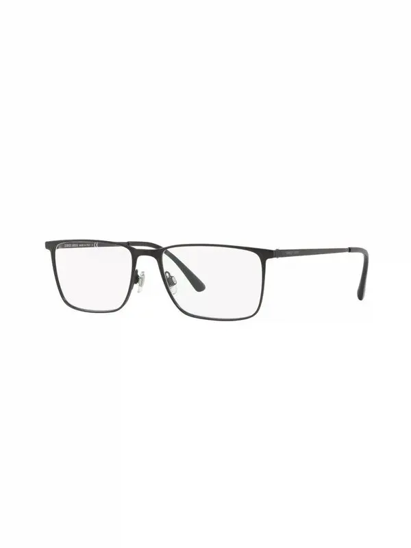 Giorgio Armani Matte Square-frame Glasses
