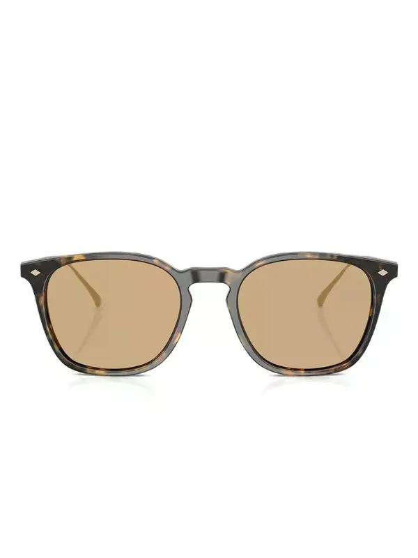 Giorgio Armani Rectangle-frame Sunglasses - Brown