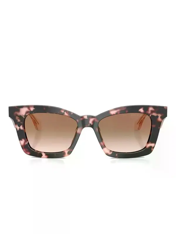 Giorgio Armani Square-frame Sunglasses - Brown