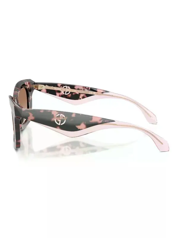 Giorgio Armani Square-frame Sunglasses - Brown