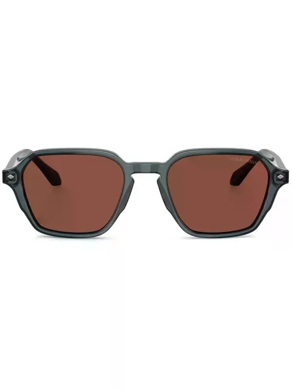Giorgio Armani Square Frame Sunglasses - Grey