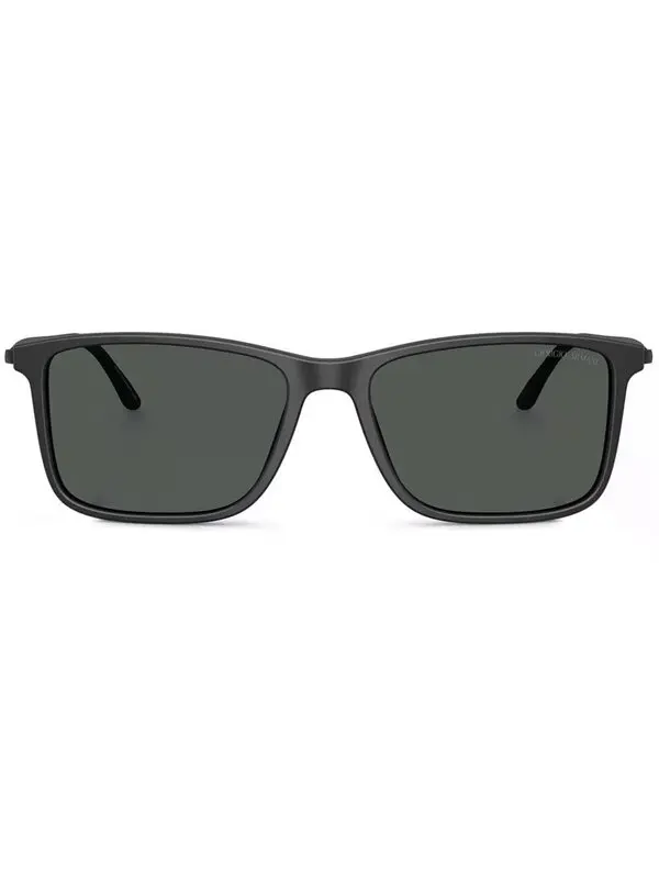 Giorgio Armani Square-frame Sunglasses - Black