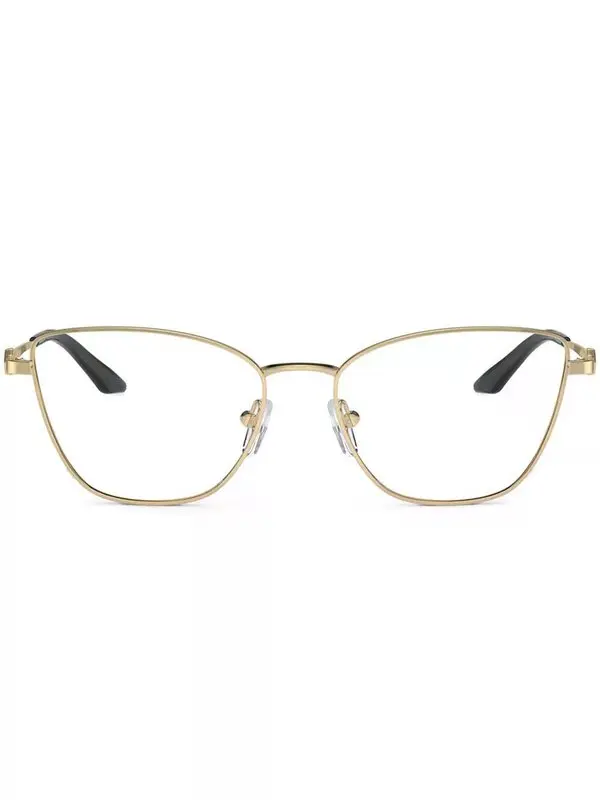 Armani Exchange Logo-plaque Glasses - Gold